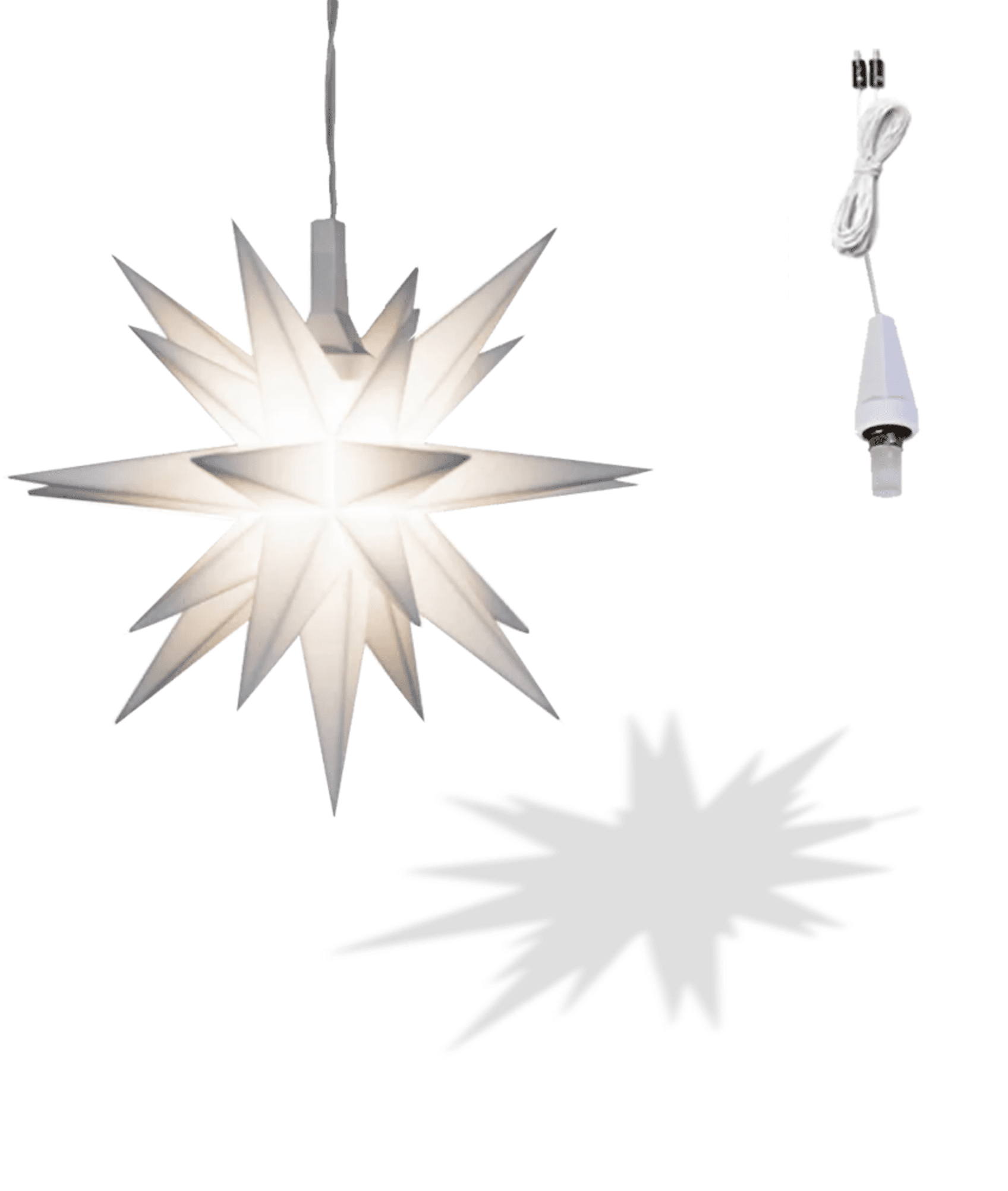 Herrnhuter Original Herrnhut Plastic 3-in MINISTAR (White, LED) from ...